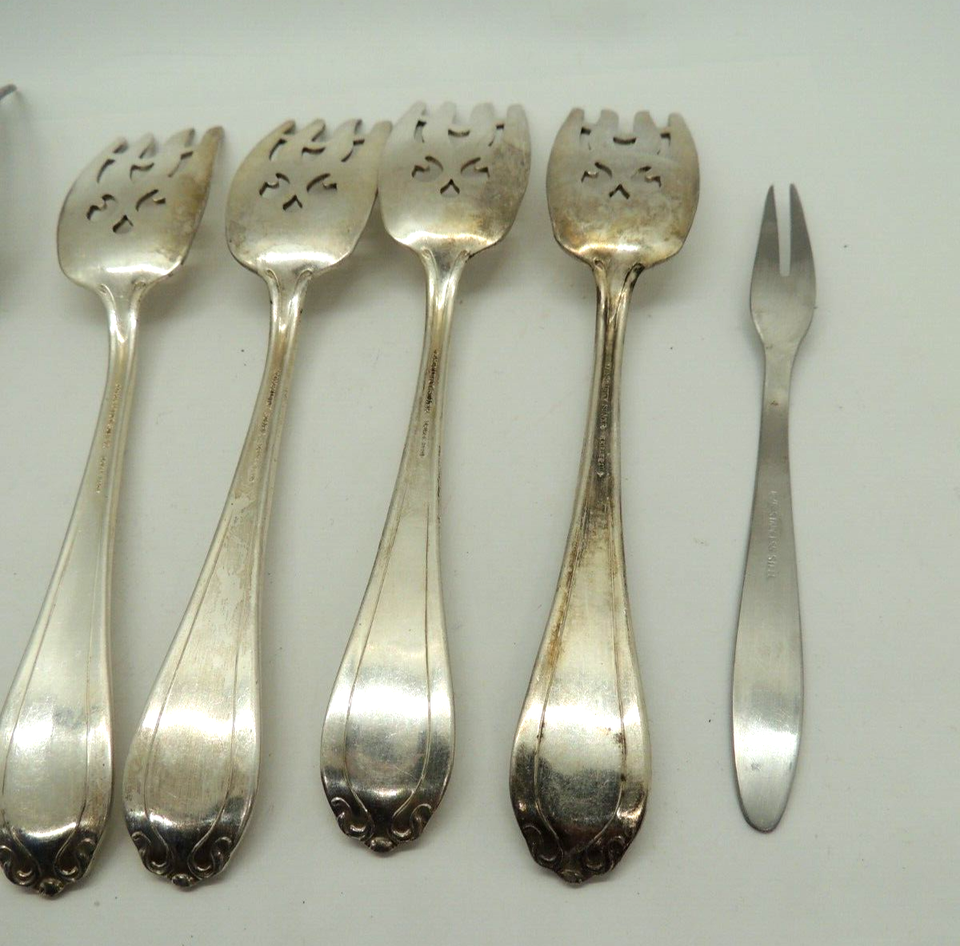Vintage Silverplate Forks Lot Crafting Collecting Community Silver WM ...