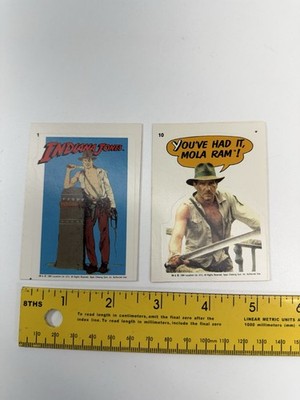 1984 Topps Indiana Jones and the Temple of Doom #1 (Indy Cartoon) #10 ...