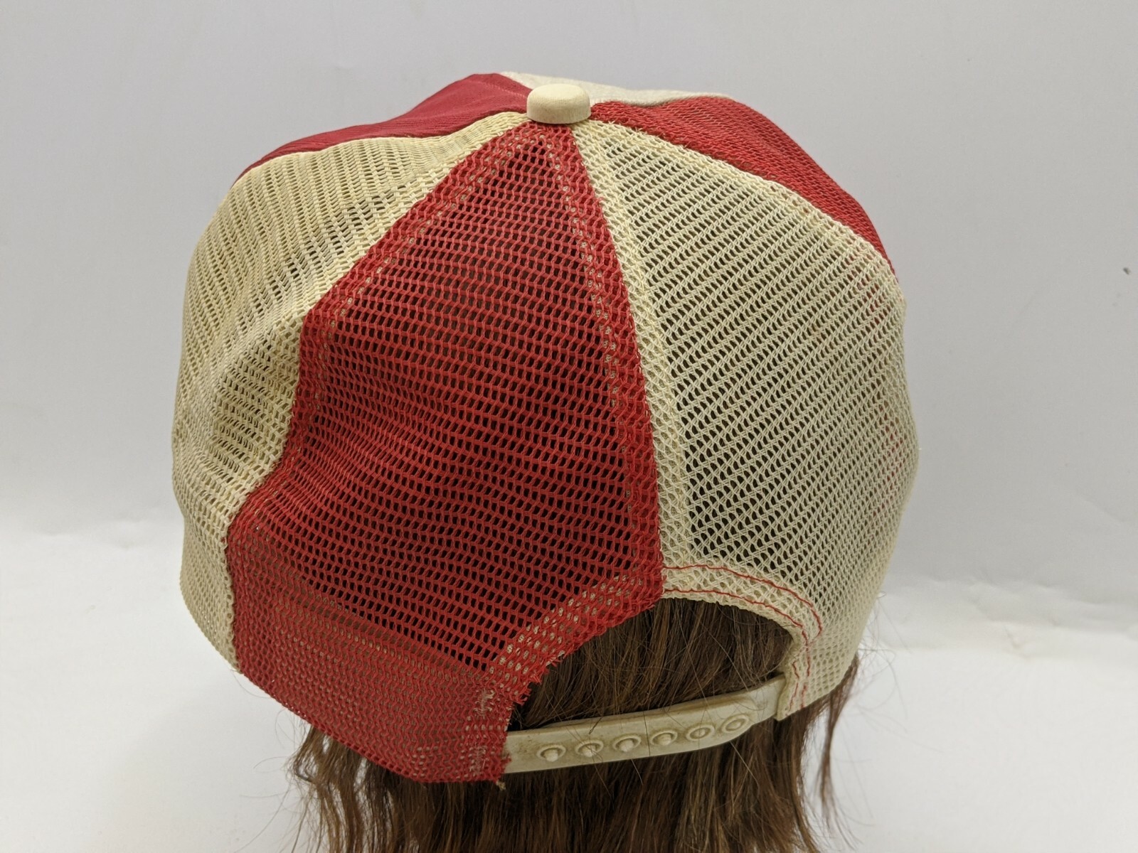 Vtg Neil Bonnet NASCAR Purolator Patch Mesh Trucker Hat Red White ...