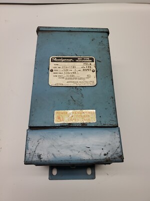 Jefferson Electric 216-1131 .500 KVA HV 120/240V LV 12/24V Dry-Type ...