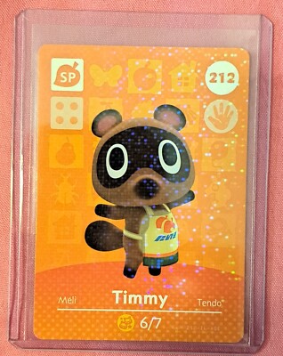 Timmy - 212 - c Animal Crossing Amiibo Card | eBay
