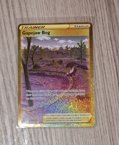 Pokémon TCG Gapejaw Bog Silver Tempest 213/195 Holo Secret Rare | eBay