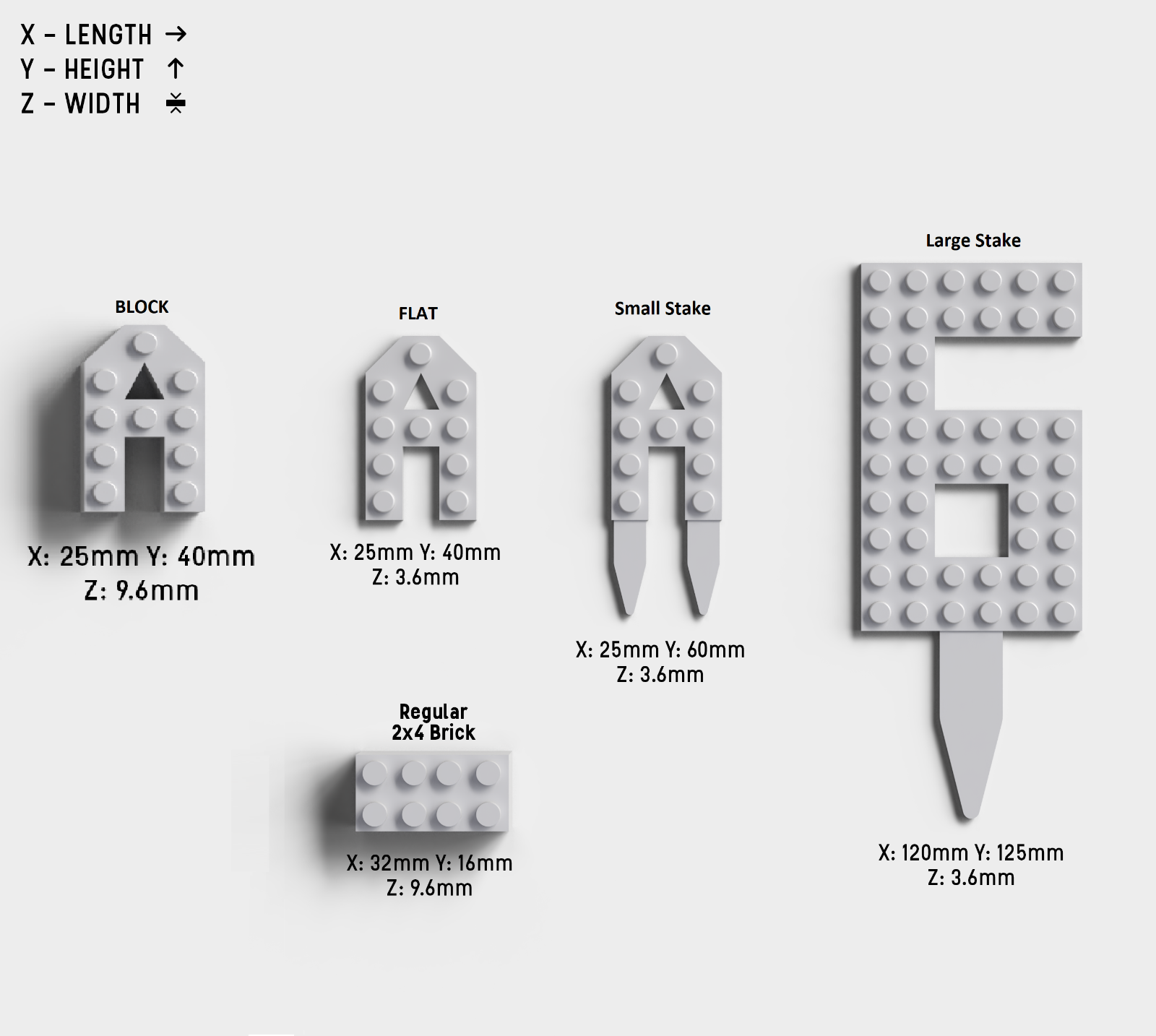 Brick Cake Topper, Personalised, Birthday Party Theme Decoration | eBay UK