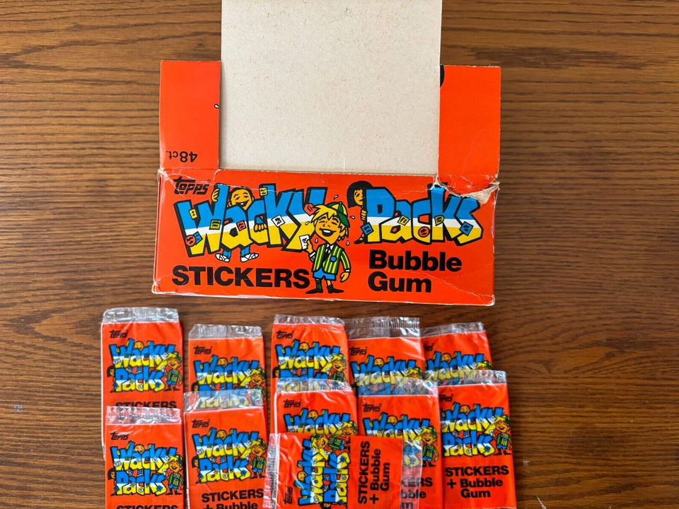 Wacky Packages Irish Series Empty Box with 11 Irish Wrappers | eBay