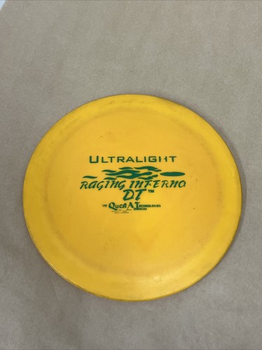 ULTRALIGHT RAGING INFERNO DT BY QUEST A TECHNOLOGIES DISC GOLF | eBay