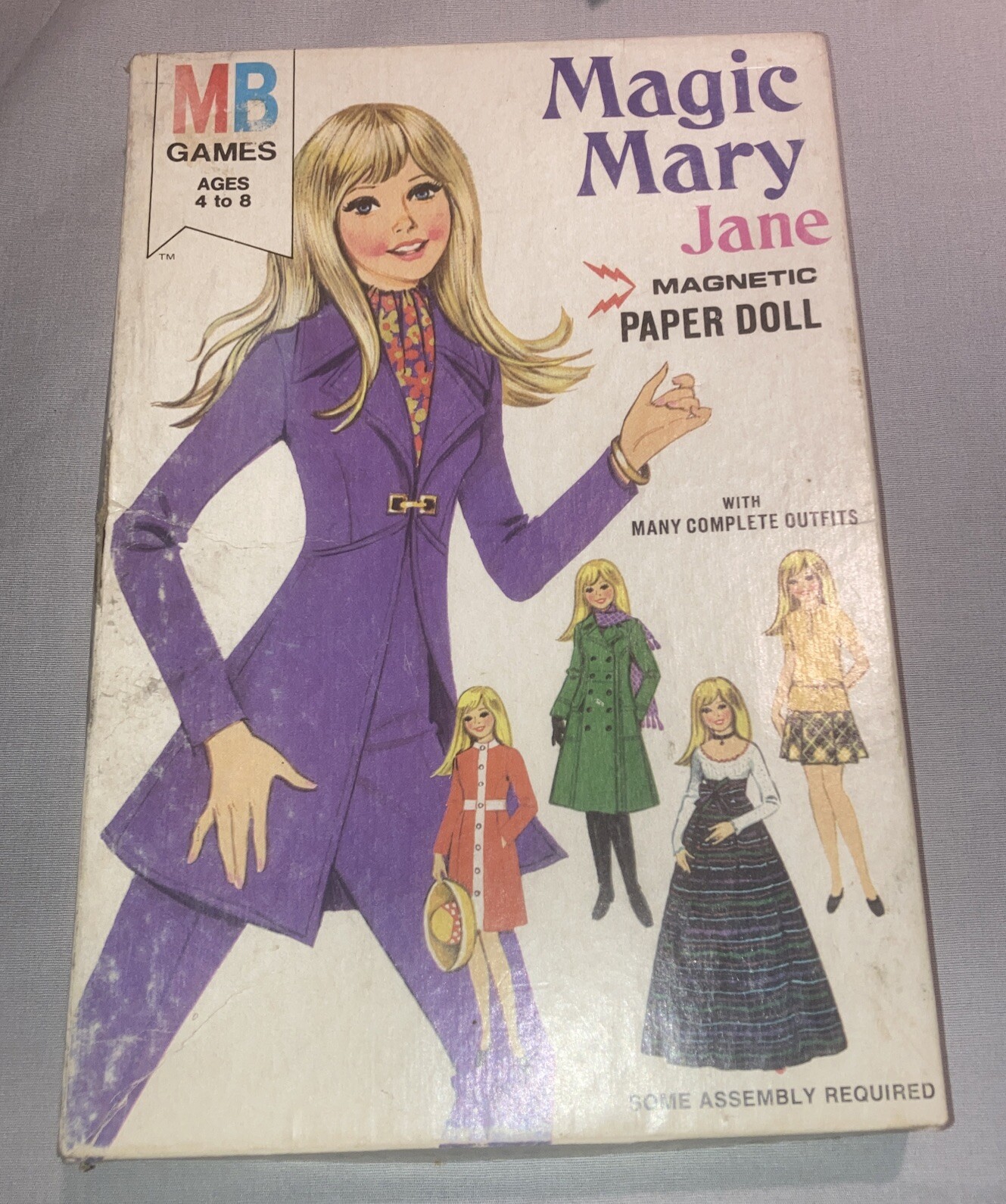 Vintage Paper Doll Magic Mary Jane Magnetic by Milton Bradley 1975 | eBay
