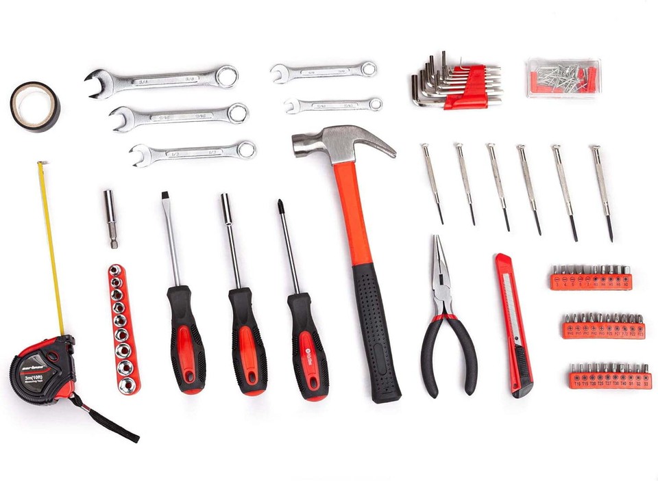 Home Repair Tool Kit, 146 Pieces Basic Home Repair Tool Set, General ...