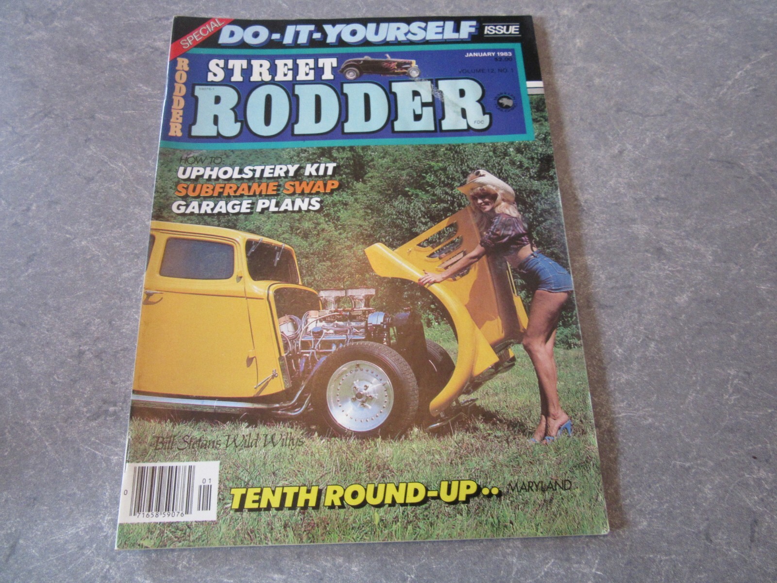 STREET RODDER Magazine, JANUARY 1983, DO-IT-YOURSELF ISSUE, SUBFRAME ...