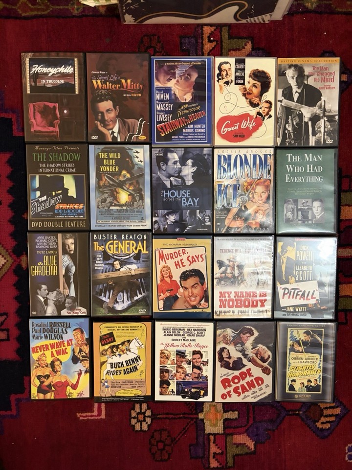 Rare OOP Archive Cinema TCM Olive Films Synergy Loving Classics DVD Lot ...