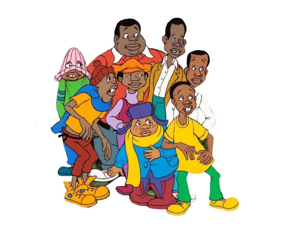 Fat Albert Retro Stickers Vinyl Matte Water Resistant Cartoon 5 Pack | eBay