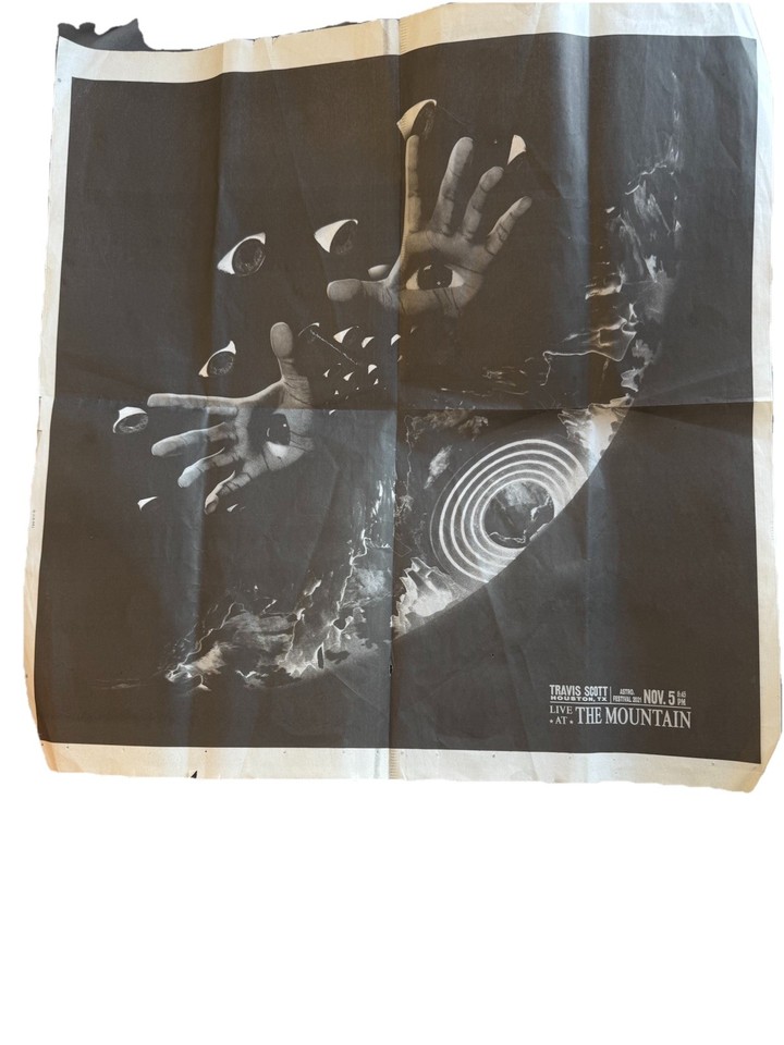 Travis Scott Houston Chronicle Newspaper Astroworld Festival Dystopia ...