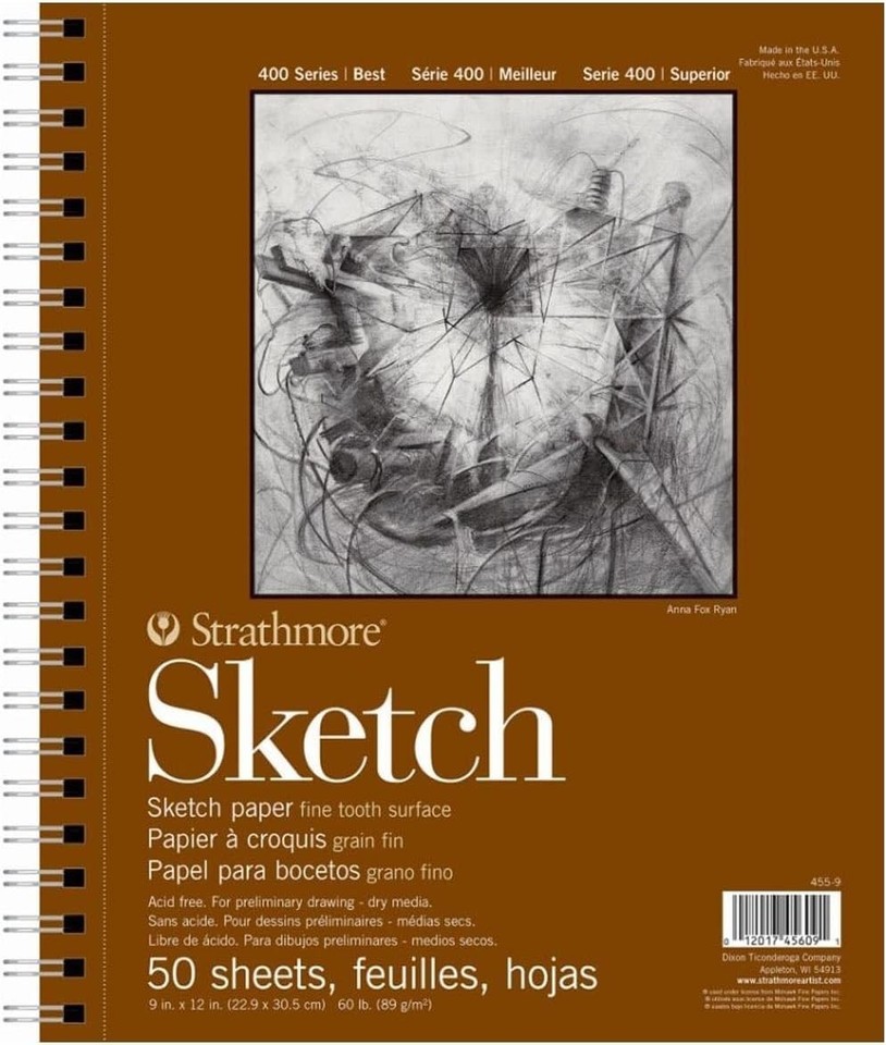 400 Series Sketch Pad, 9x12 inch, 50 Sheets - Artist Sketchbook for ...