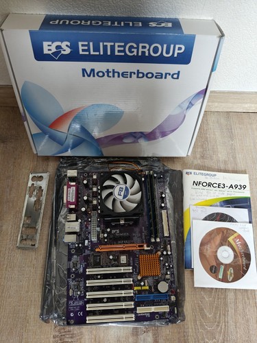 ECS ELITEGROUP NFORCE3-A939 AGP ATX Mainboard | ATHLON 64 3700+ | 2x 1GB DDR RAM | eBay.de