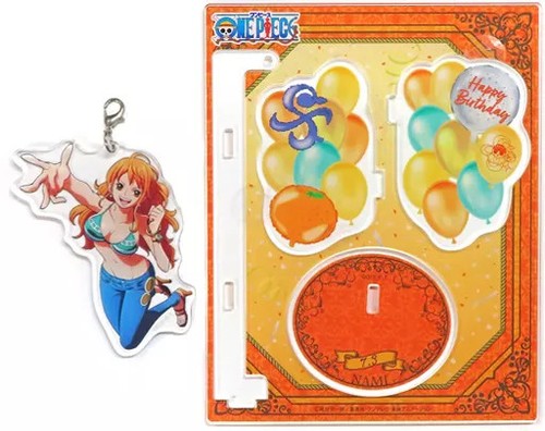 One Piece Acrylic Stand Panel Nami Birthday Swinging 2023 Dress Straw ...