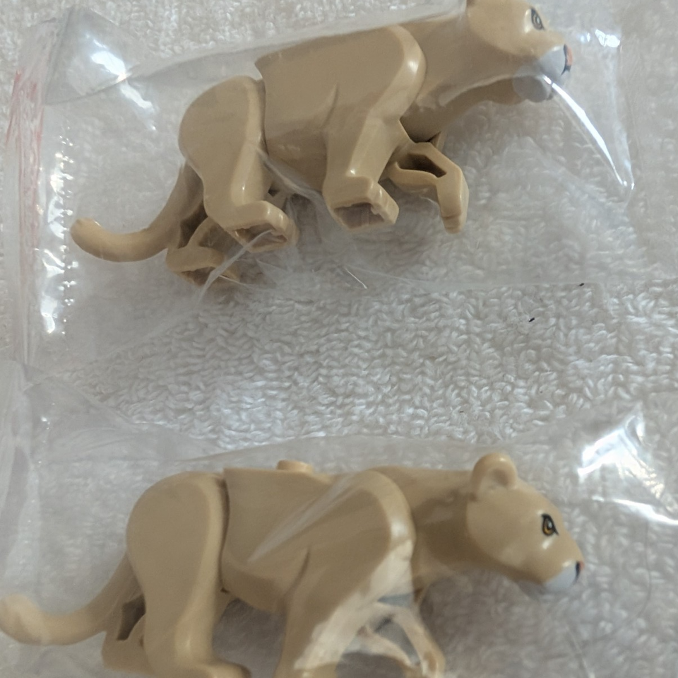 Lego Lot Of 2 Lioness With cubs. See Pics. | eBay