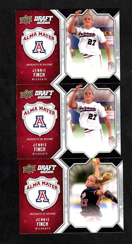 Jennie Finch - Arizona Wildcats - LOT of (3) Cards | eBay