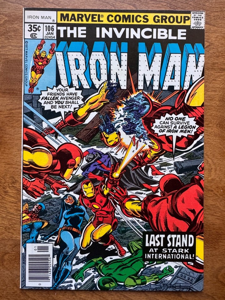 1977 Marvel Bronze Age THE INVINCIBLE IRON MAN Comic #97, #101, #106 ...