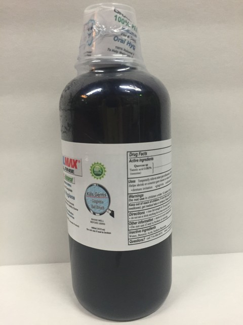 2x Oral Max Mouth Rinse Natural Astringent Dental Mobility Gum Disease ...