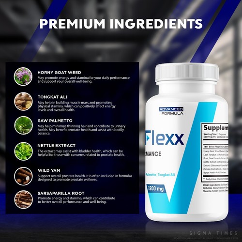 ViraFlexx Male Health Pills to Boost T-Levels and Performance 60ct | eBay