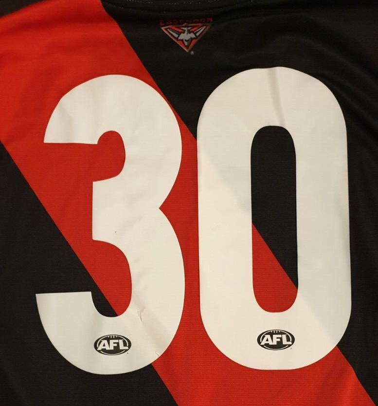 ESSENDON BOMBERS Adidas 2012 Home AFL Guernsey Jumper #30 Paddy Ryder ...