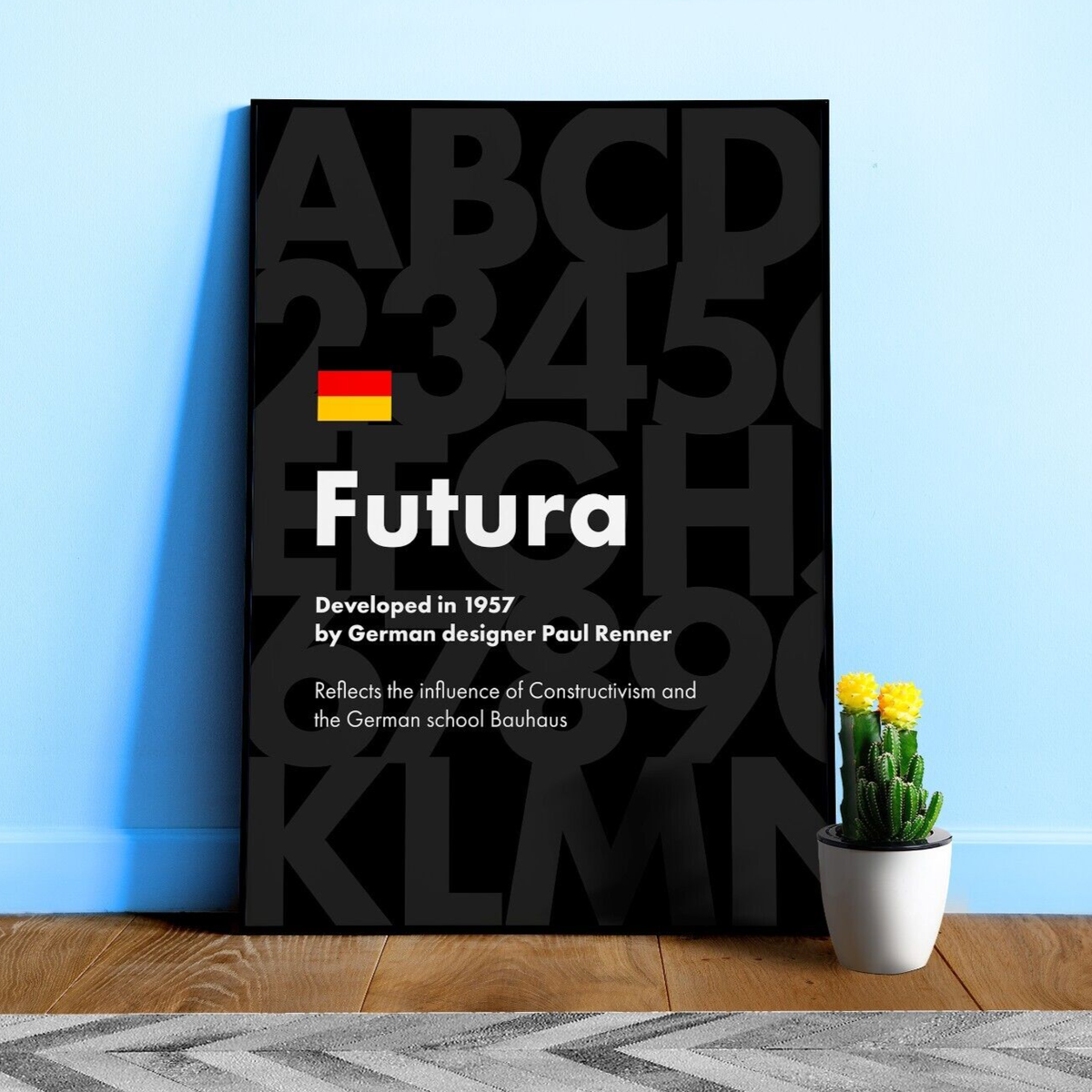 Futura Font Poster