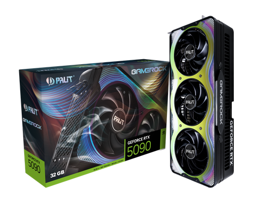 Palit GeForce RTX 5090 32 GB GameRock GDDR7 FULL 4K GAMING Graphics ...
