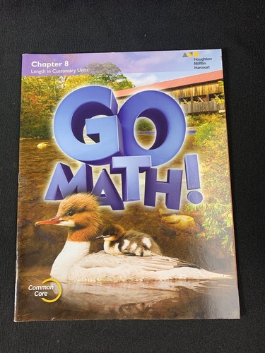 Go Math! Student Edition Second 2nd Grade 2 Chapter 8 Eight Book | eBay