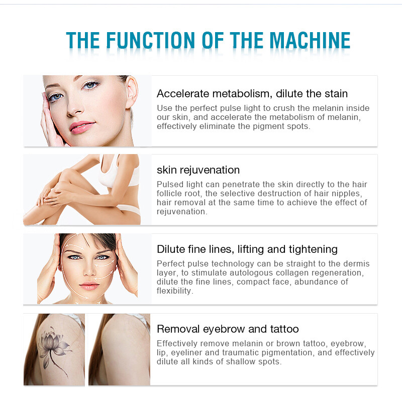 3in1 Elight ND YAG OPT Laser Hair Removal Tattoo Removal RF Skin ...