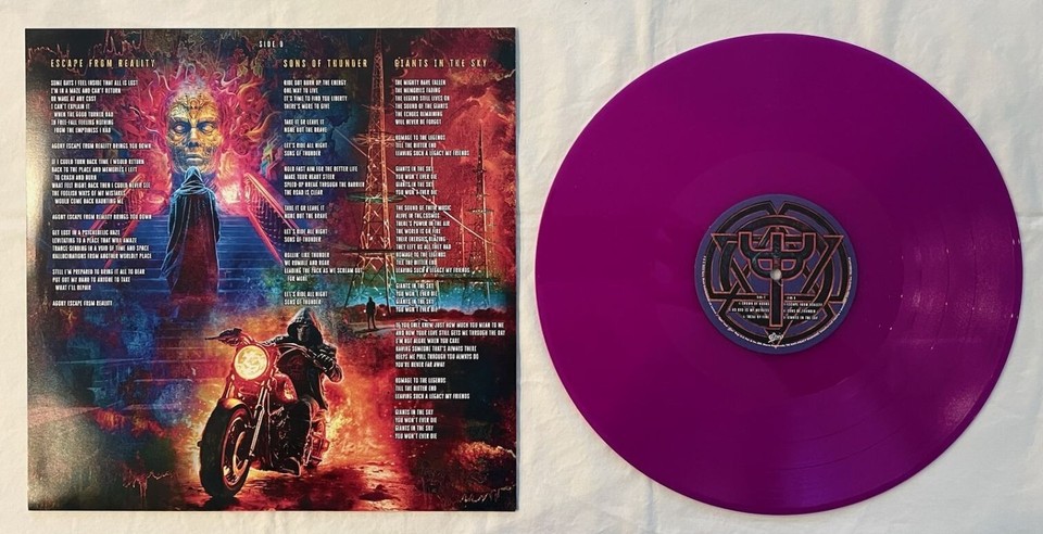 Judas Priest - Invincible Shield (2-LP PURPLE Vinyl) FULLY AUTOGRAPHED ...