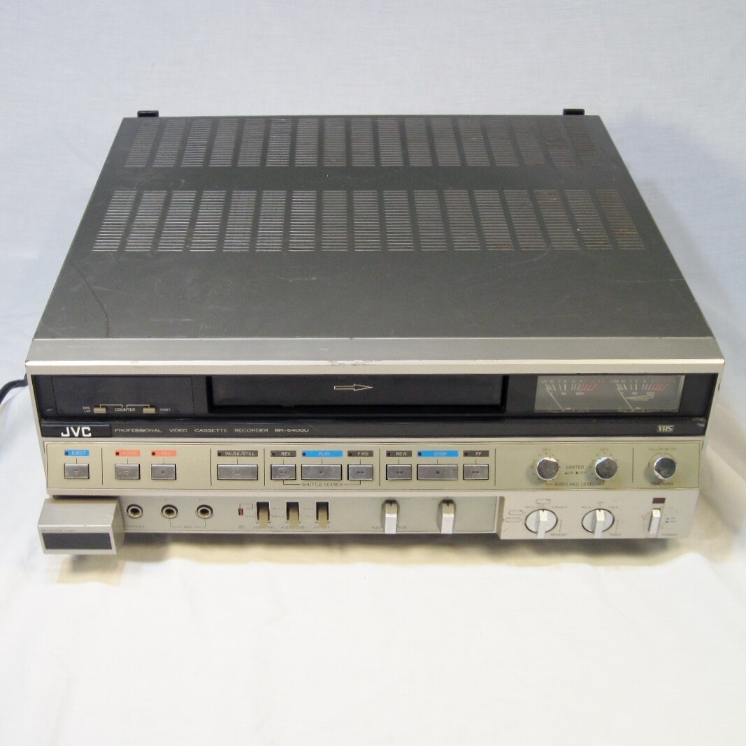 Vtg JVC Professional VHS Video Cassette Recorder VCR BR-6400U WORKS ...