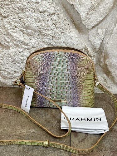 Brahmin Small Georgina Crossbody Bag Purse Verbena Ombre Mini Melbourne ...