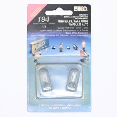 Eiko 12v Light Bulb Part Number - 194-BP | eBay