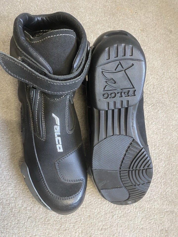 Falco Men’s Short Motorcycle Boots Size 44 / 10 | eBay UK