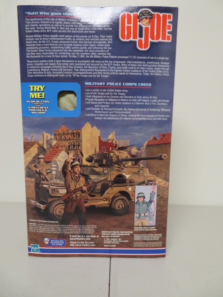 1999 Hasbro GI Joe WW2 ETO Military Policeman | eBay