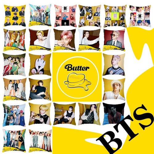 Boys BTS Bangtan Cushion Cover Decorative Soft Pillow Case Sofa Cover ...