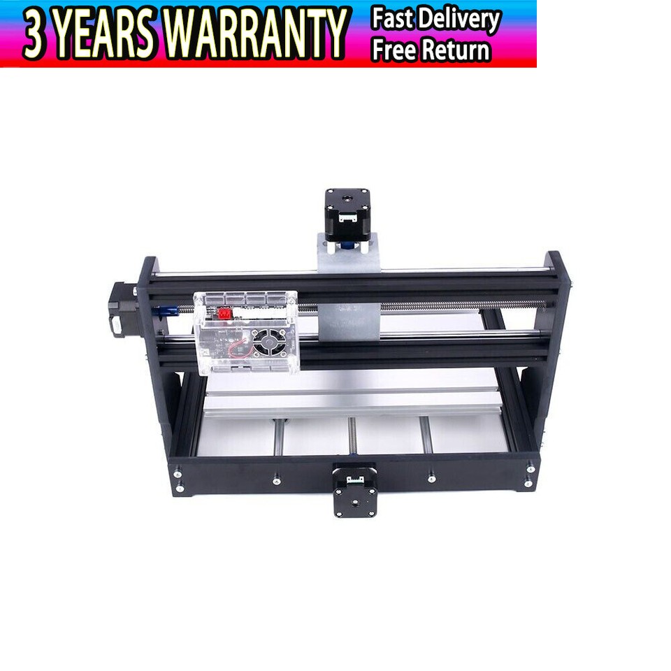 CNC3018 Pro 3 Axis CNC Router Kit Mini Laser Engraving Machine + 20W ...