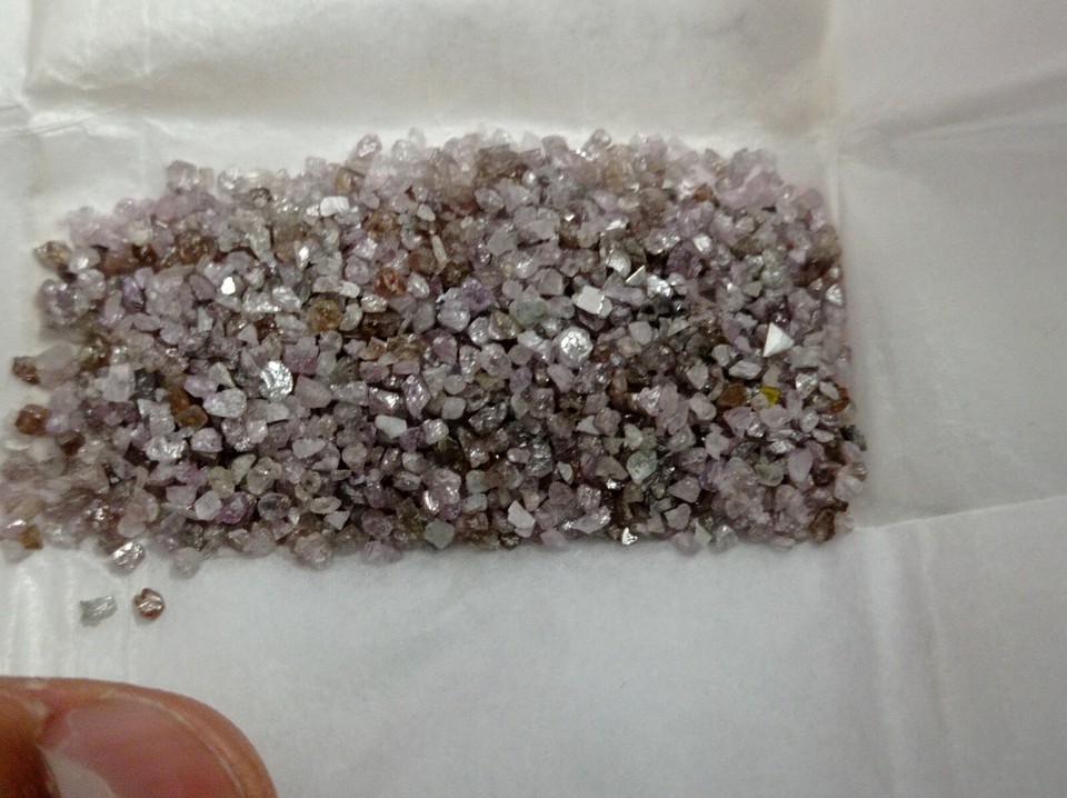 5.00 Cts Natural Pink Tiny Rough Diamonds Lot - 1.00-2.00mm , Raw Uncut ...