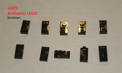 LEGO NEW 1x2 Black Plate with Top Clip (10x) 6347310 Brick 44861 | eBay