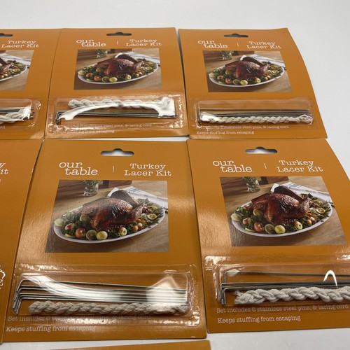 Turkey Lacer Kit 6 Lacing Pins And Lacing Cord Lot Of 7 | eBay