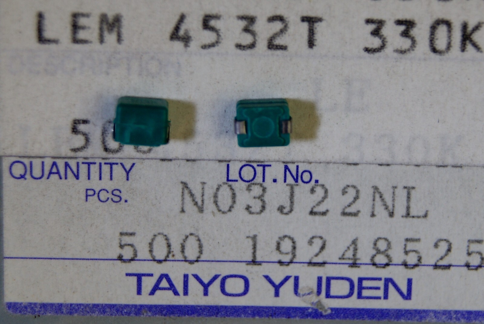 200pcs KIT Inductor SMD size 1812 20x10pcs Murata TDK Taiyo Yuden Epcos ...
