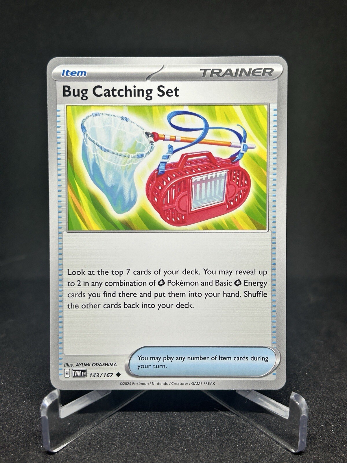 M/NM Bug Catching Set 143/167 Uncommon Base Twilight Masquerade Pokemon ...