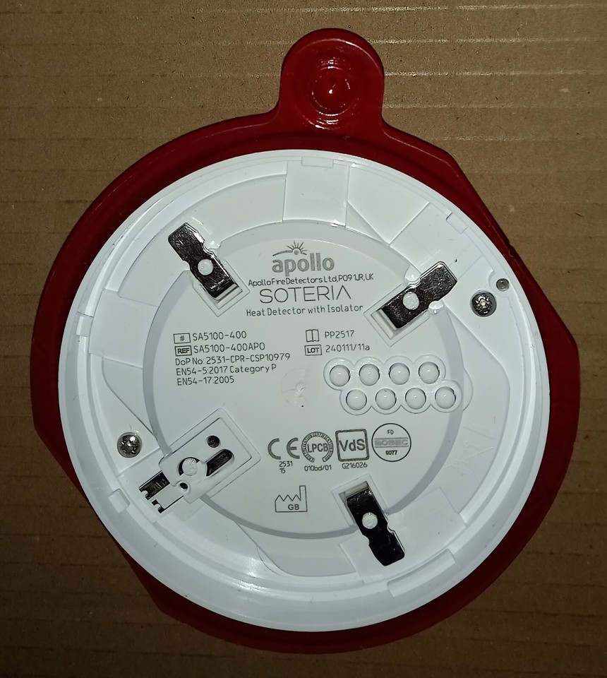 Apollo Soteria Heat Detector With Isolator SA5100-400 APO Apollo XP95 Discovery | eBay UK