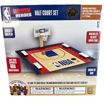 NBA Brick Heroes Players Series Half Court Set Building Blocks ...