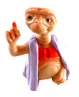 VTG 1982 E.T. Extra Terrestrial Glowing Finger PVC Figure Universal LJN ...