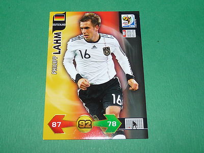 LAHM DEUTSCHLAND PANINI FOOTBALL FIFA WORLD CUP 2010 CARD ADRENALYN XL ...