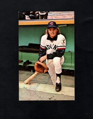 1974 DAVE DUNCAN-CLEVELAND INDIANS AUTOGRAPHED COLOR POSTCARD PHOTO | eBay