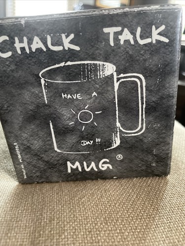 chalk talk mug by konitz - Gift Box Included | eBay
