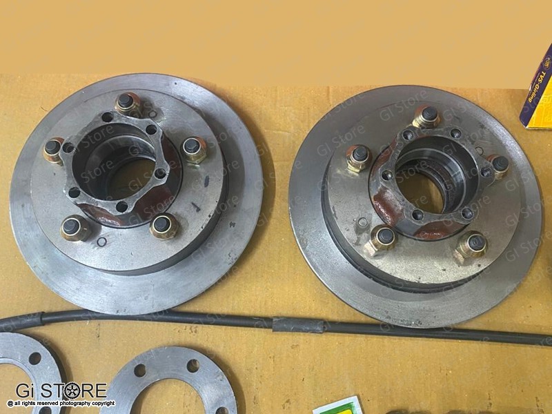 Disc Brake Conversion Kit-11" Front Wheels For Willys Jeep CJ2,CJ3 CJ5 ...