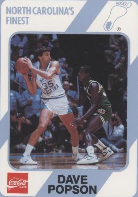 1989-90 Collegiate Collection/Coca-Cola North Carolina's Finest - Dave ...