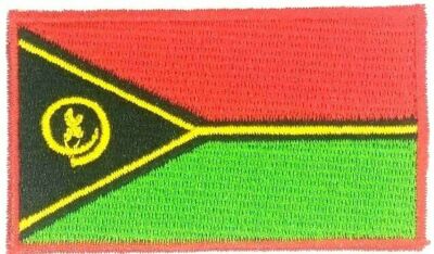us seller small Republic of Vanuatu country FLAG sew or Iron On Patch 1643 | eBay